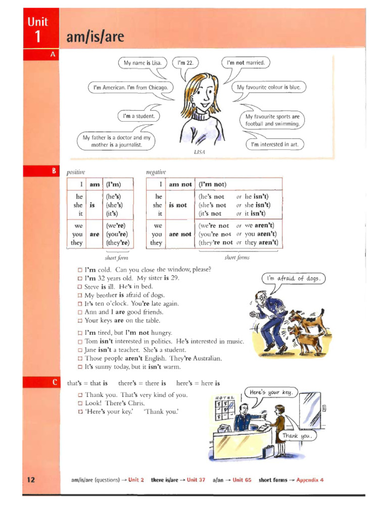 1 Verb To Be Introduction | PDF