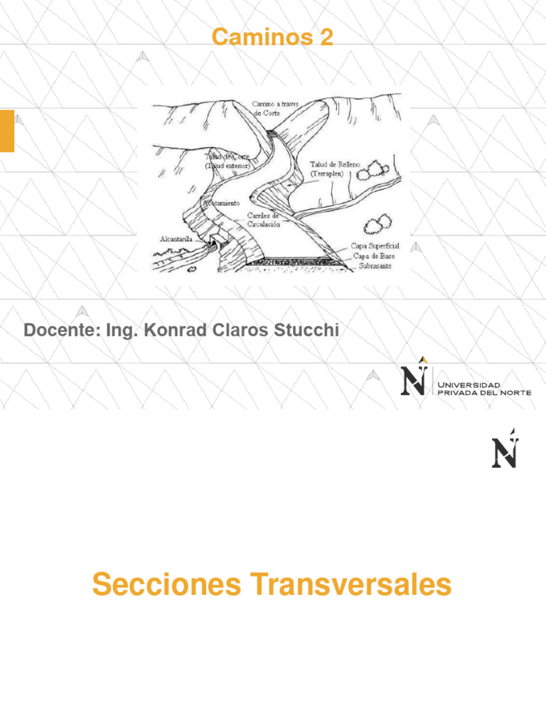 Secciones Transversales | PDF | La carretera | Calle