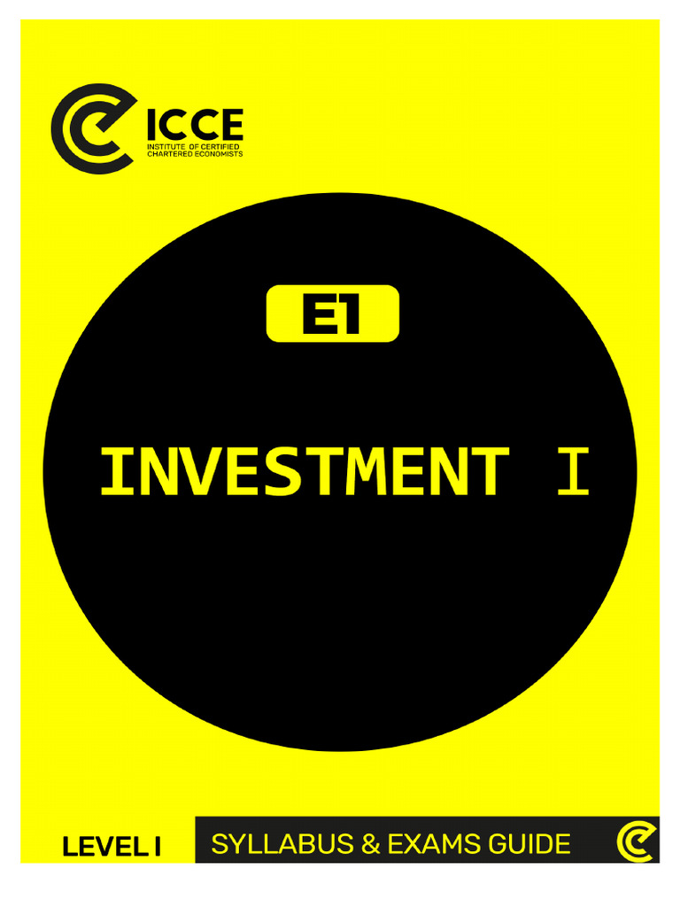 Level 1 ICCE Curriculum Guide | PDF | Economics | Demand