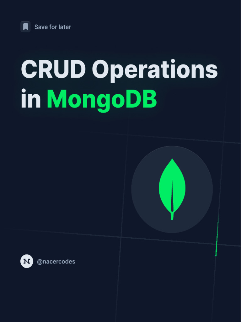 CRUD Operations in MongoDB | Download Free PDF | Python (Programming Language) | Mongo Db