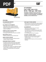 Caterpillar C175-20 Generator Specs | PDF | Diesel Engine | Engines