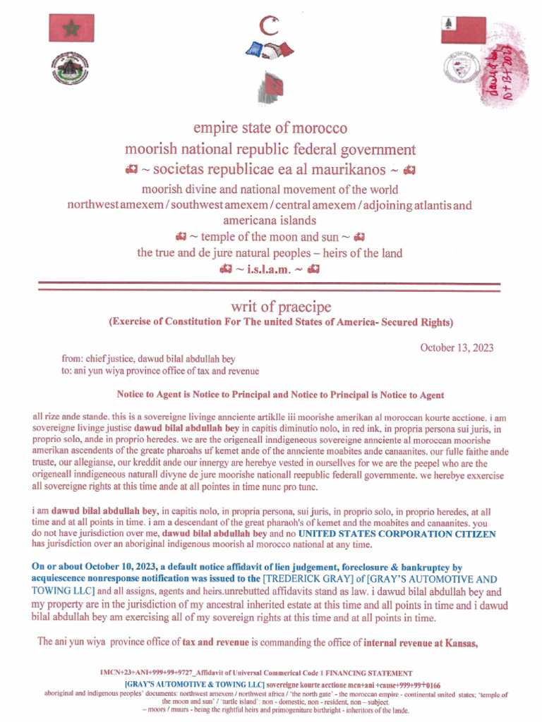 Document - 2024-01!31!161900 Writ of Praecipe | PDF