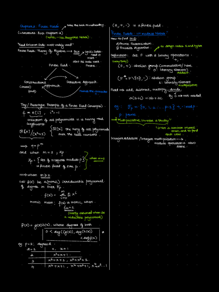 CC - FiniteFields | PDF | Polynomial | Mathematical Objects