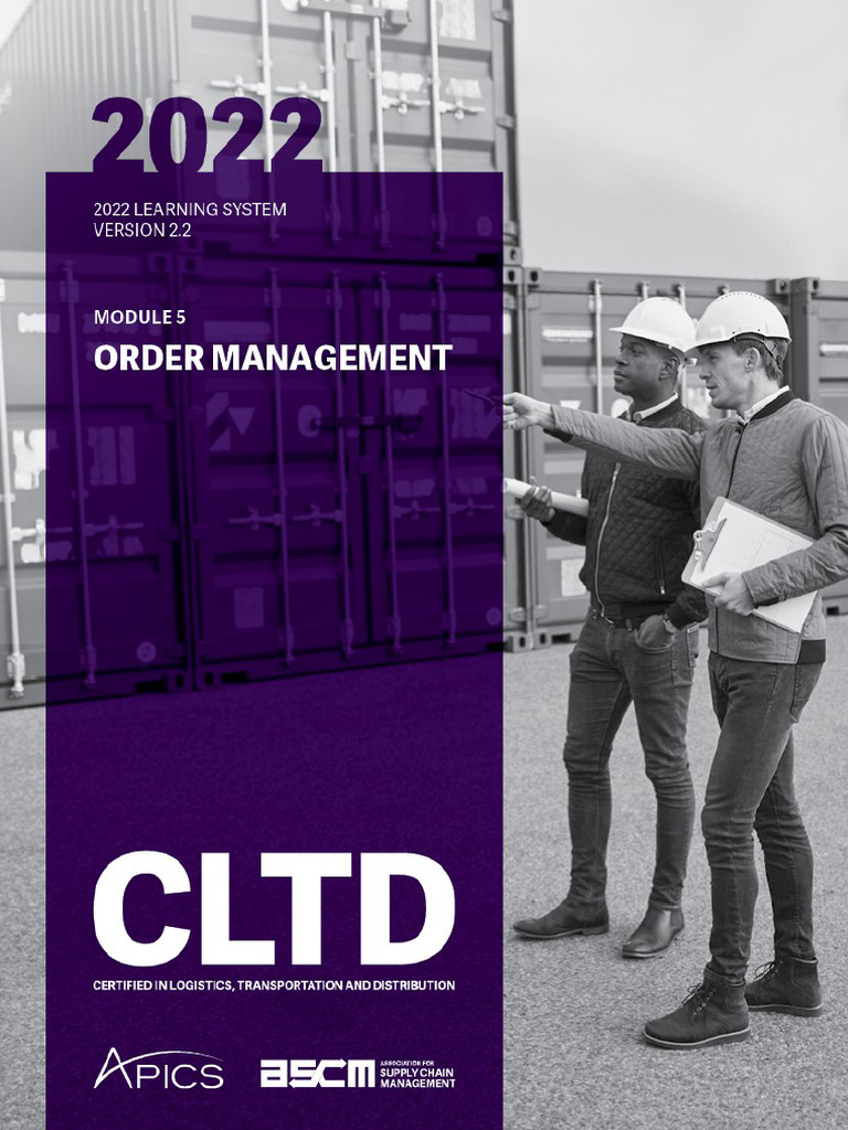 CLTD 2022-Module 5 - APICS | PDF | Customer Relationship Management ...