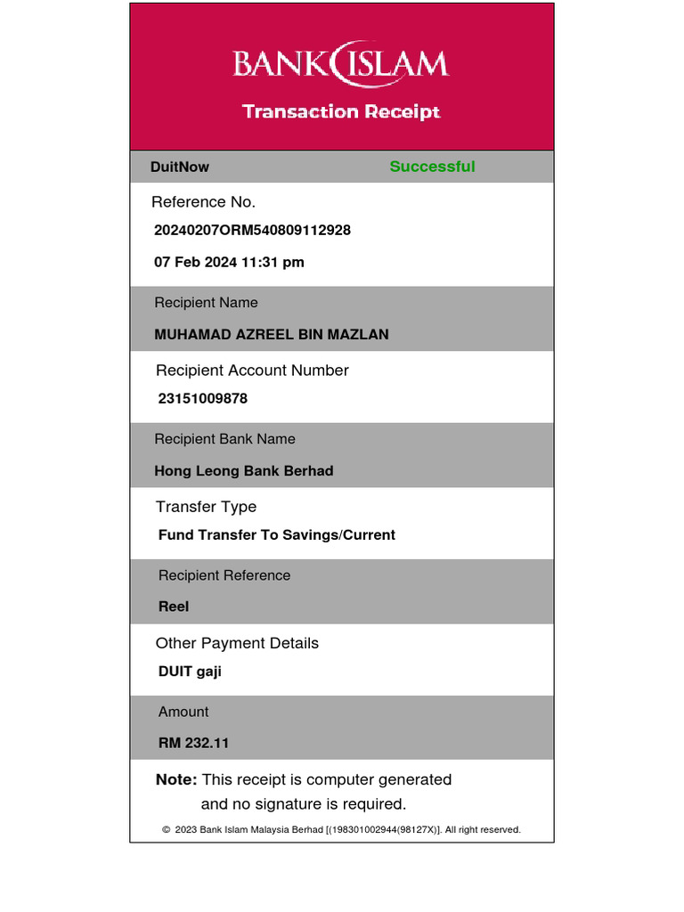 Transaction Receipt 07022024233204 | PDF