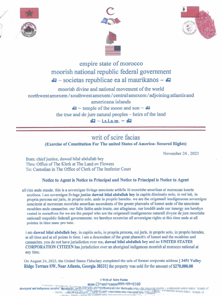 Document - 2024-02!07!122029 Writ of Scire Facias | PDF