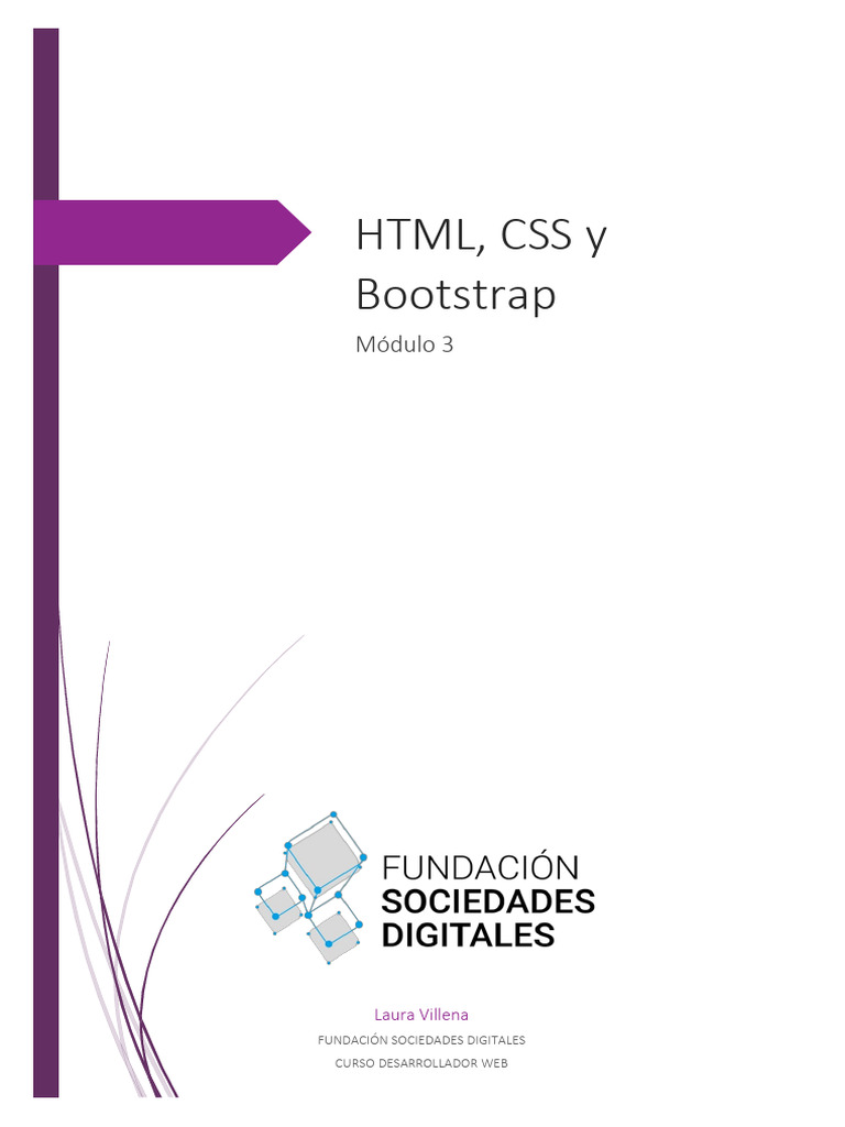 Módulo 3 - HTML CSS y Bootstrap | PDF | HTML | Página web Módulo 3 - HTML CSS y Bootstrap | PDF | HTML | Página web