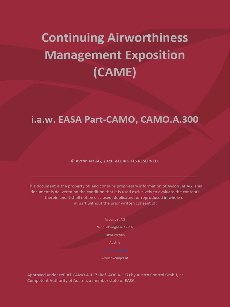 AVCON CAME I.4-Rev1 | PDF | Safety | Policy