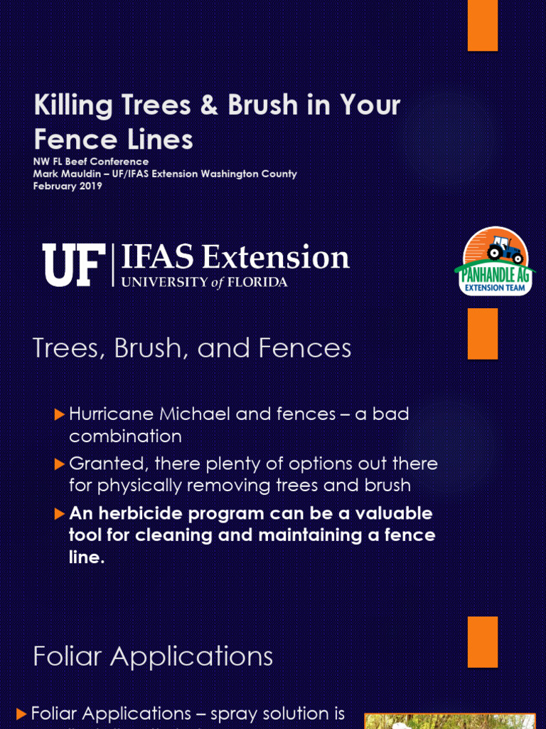 Fence Row Tree and Brush Control Mark Mauldin | PDF | Perennial Plant ...