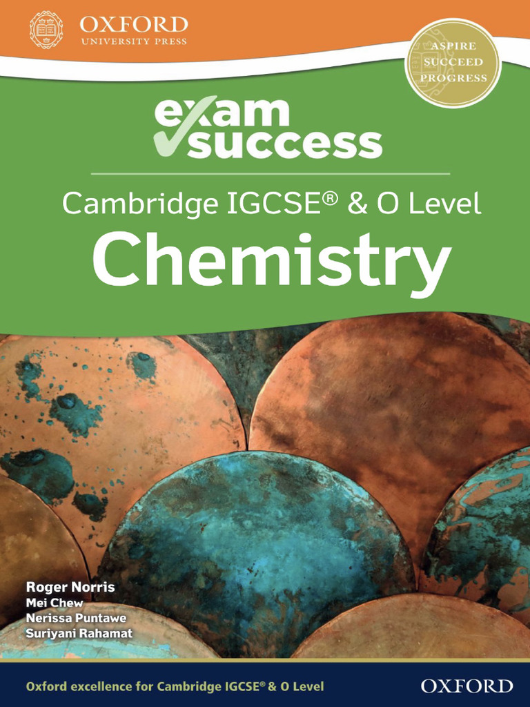 Cambridge IGCSE O Level Chemistry Exam Success by Lawrie Ryan, Roger ...