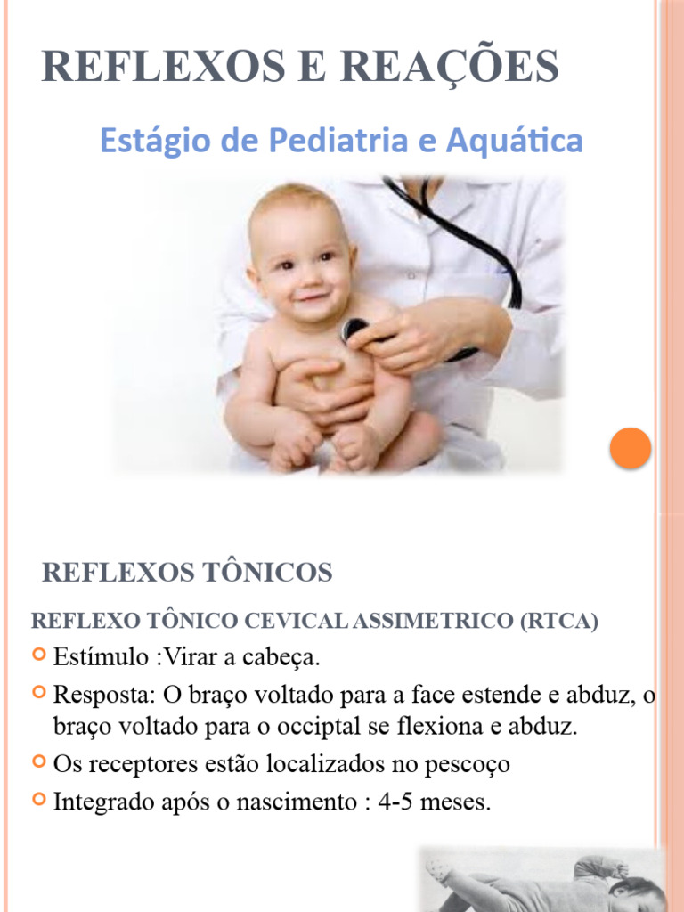 Reflexos Tônicos e Reações em Bebês | PDF | Anatomia humana | Sistema ...
