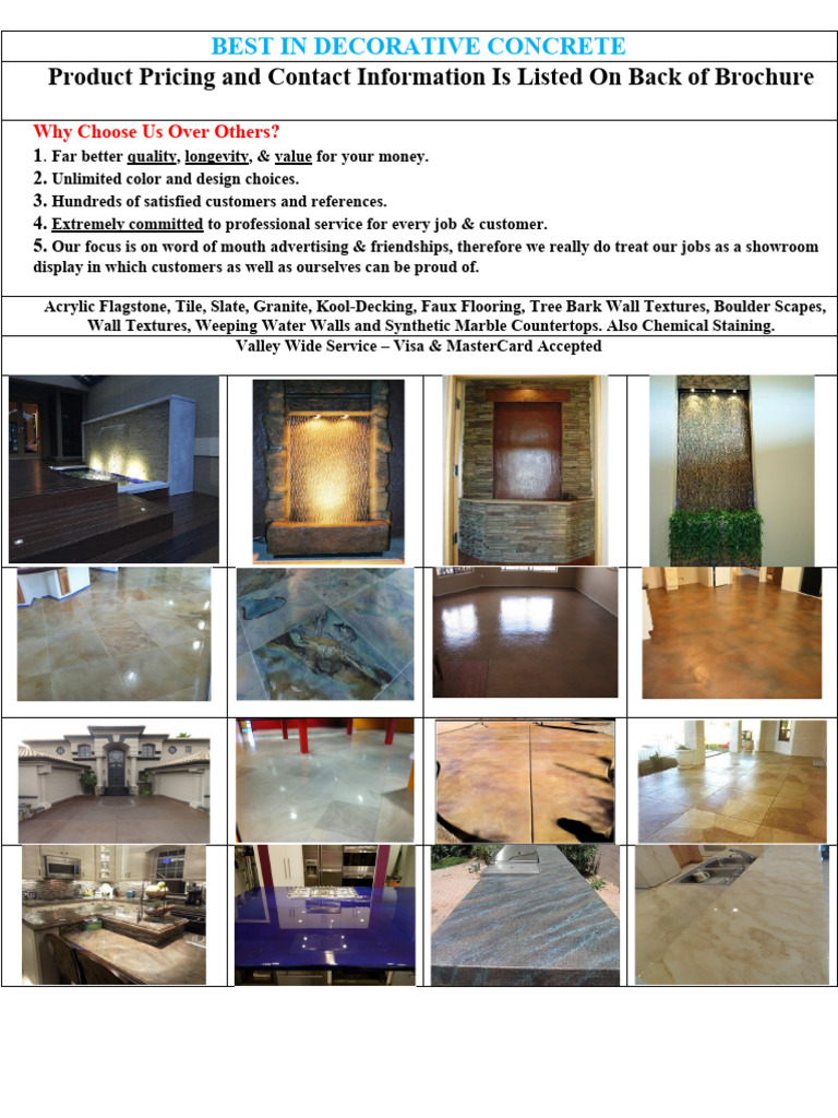 Trade Show Brochure | PDF | Tile | Slate