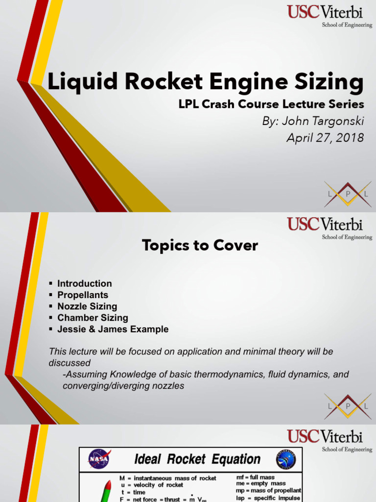 Liquid Rocket Engine Design Basics | PDF | Rocket Engine | Rocket ...