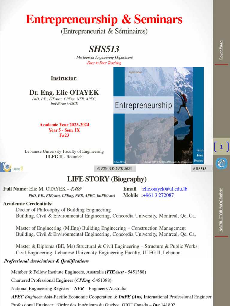 ULFG - SHS513 - Cover | PDF | Entrepreneurship | Business