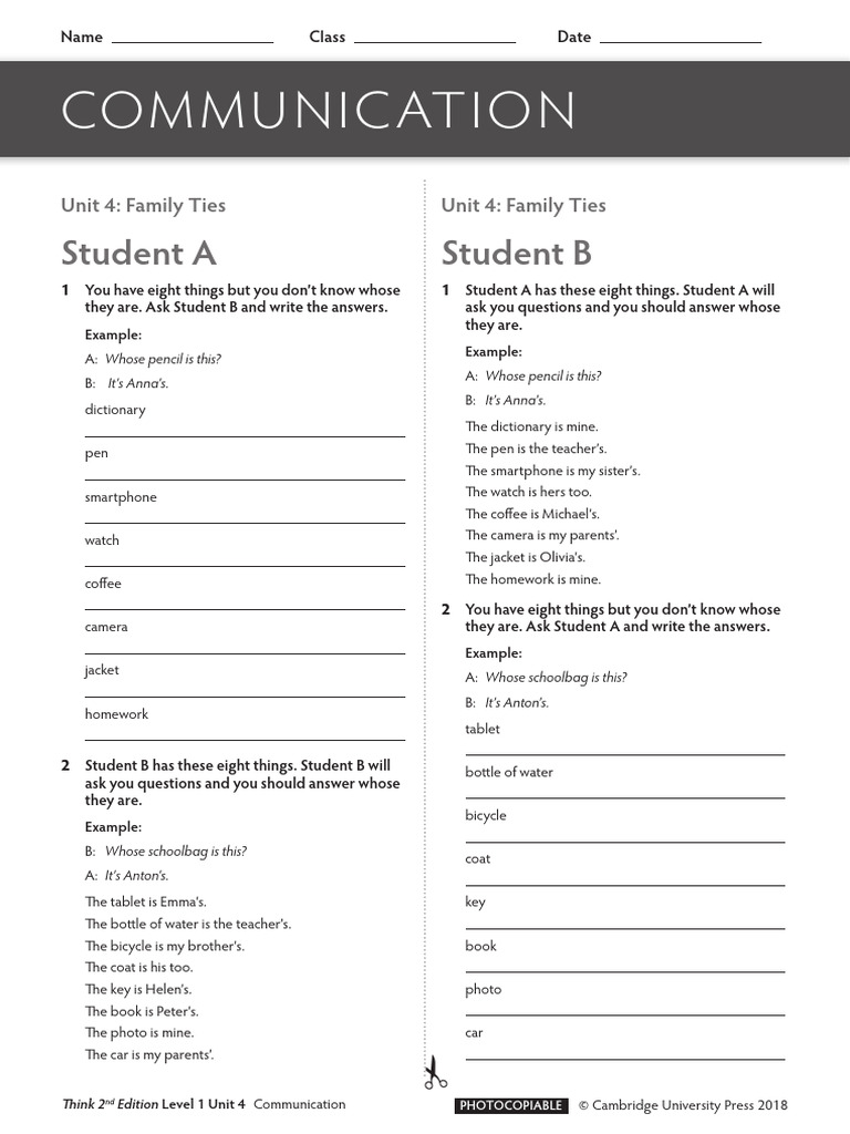 Thk2e BrE L1 Communication Unit 4 | PDF | Mobile Computers | Equipment