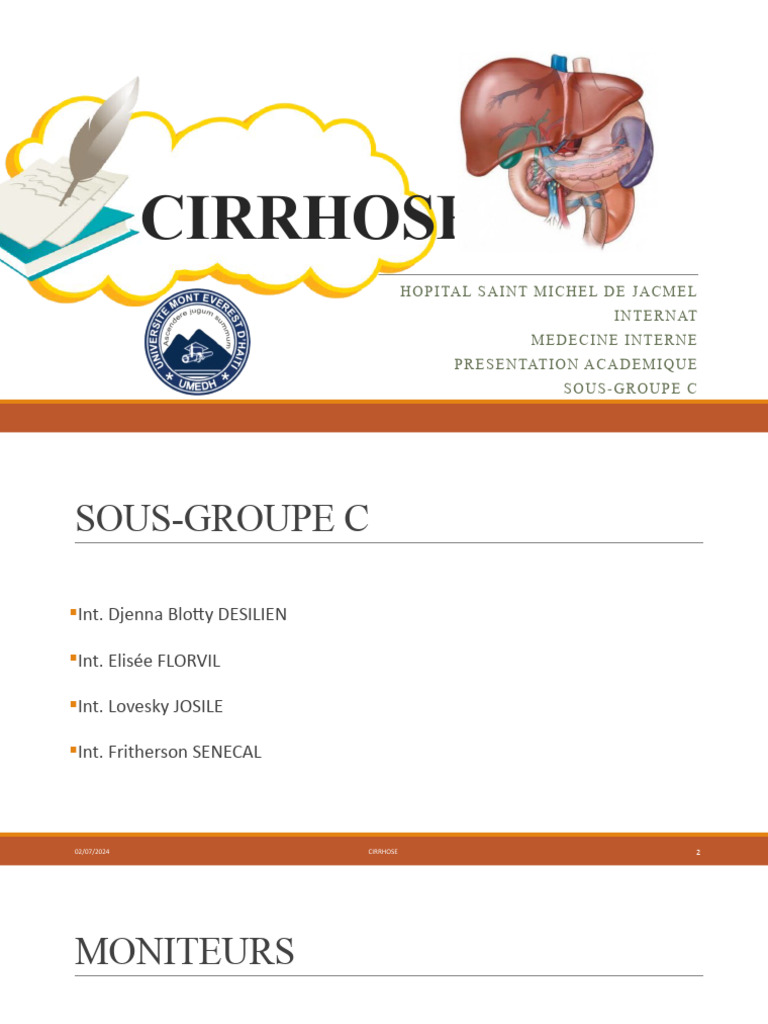 Cirrhose Hépatique | PDF | Cirrhose | Médecine