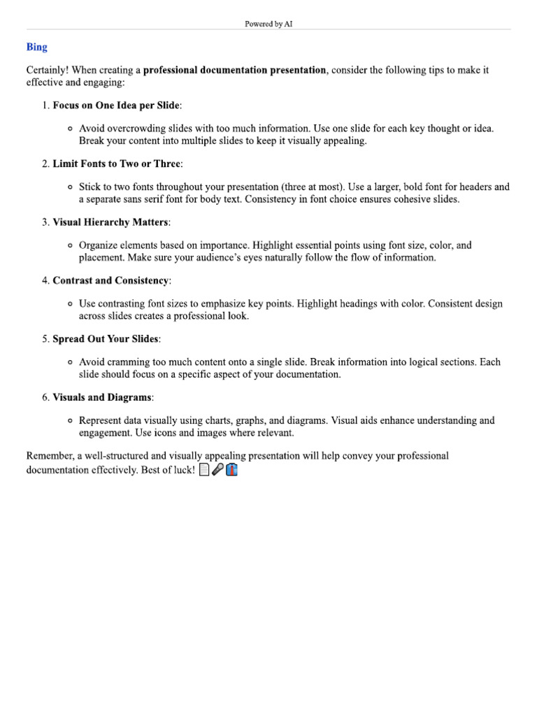 Documentation Tips | PDF