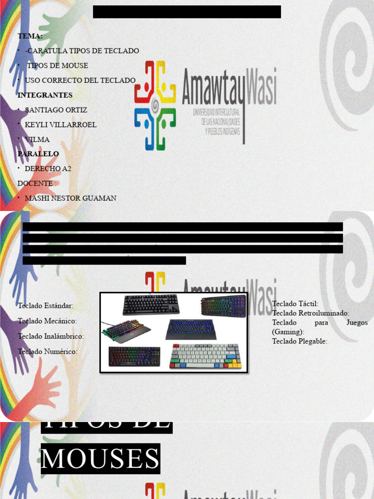 Destrezas de Aprendizaje Tipos de Mouse o Teclado | PDF