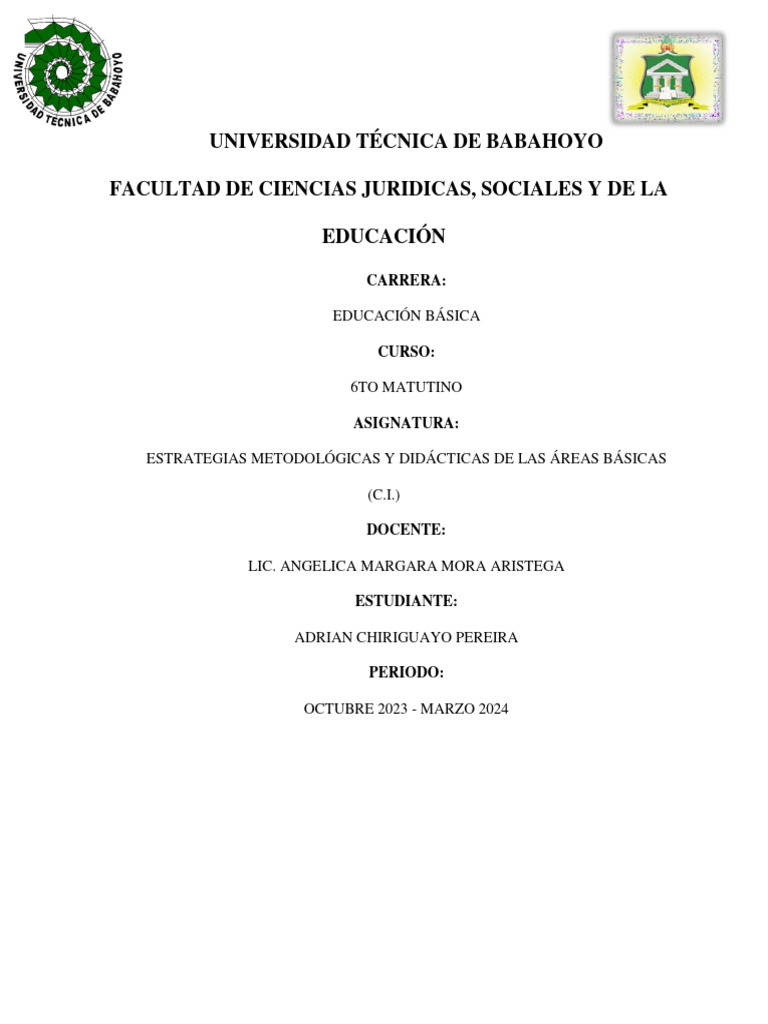 Tarea 10 Estrategias | PDF | Enseñando | Ecuador