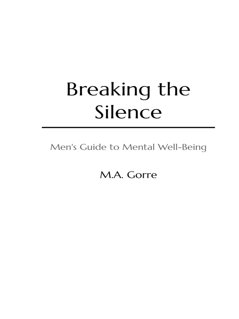 Breaking Silence Interior | PDF | Social Stigma | Mental Disorder Breaking Silence Interior | PDF | Social Stigma | Mental Disorder