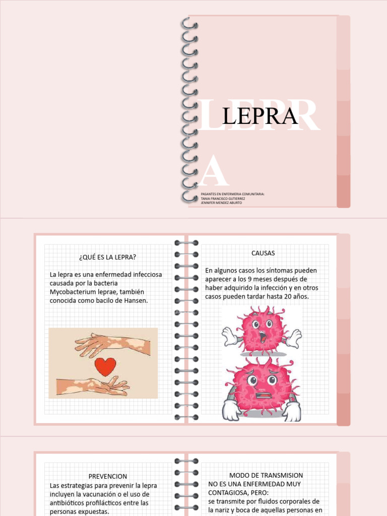 Expo Lepra | PDF | Lepra | Infección
