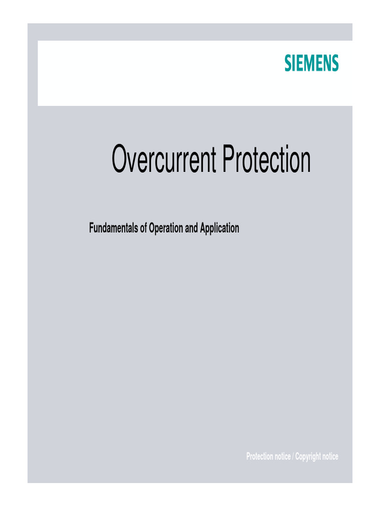 1j - Overcurrent Protection and EF | PDF | Electric Power | Engineering