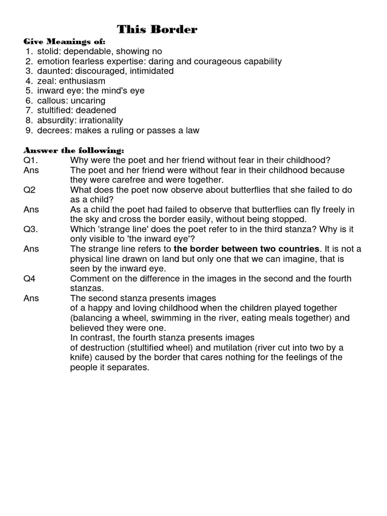 This Border | PDF | Psychology