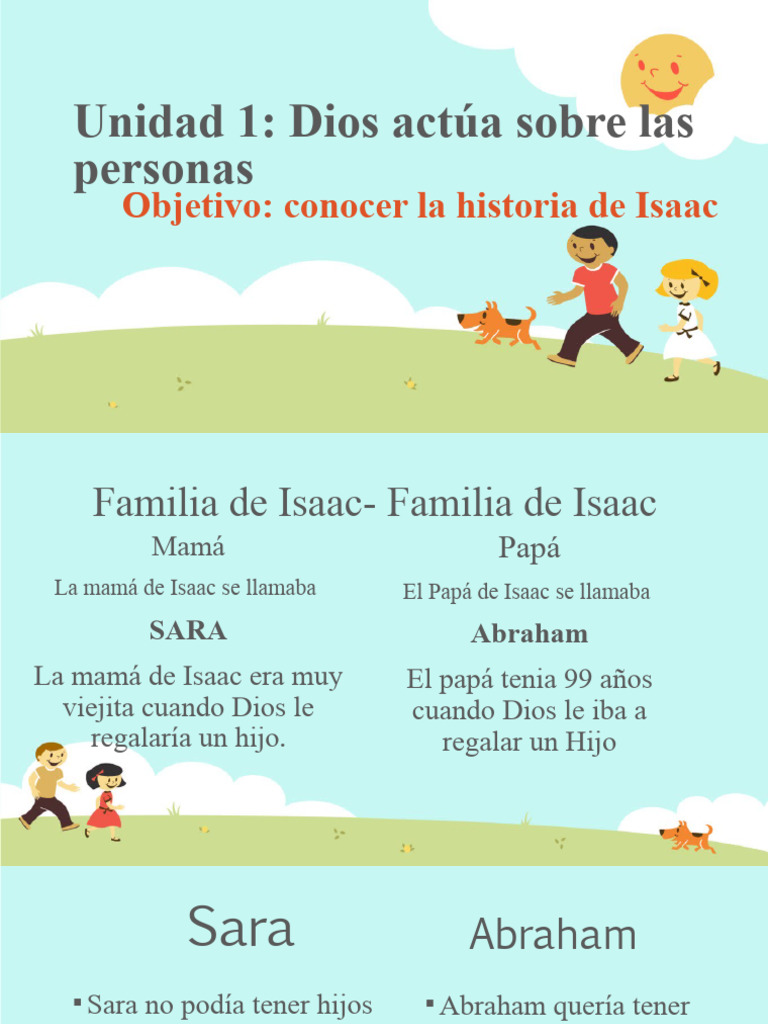 historia de Isaac unidad 1 | PDF