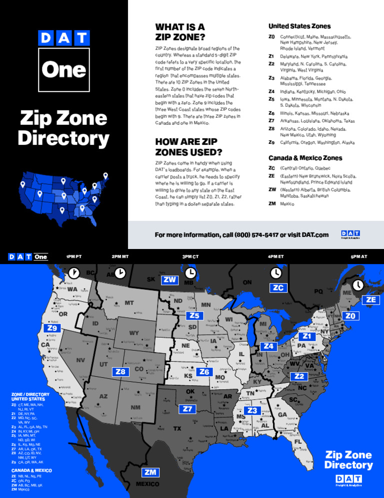 Dat Zip Zone Directory | PDF | Zip Code | Western United States