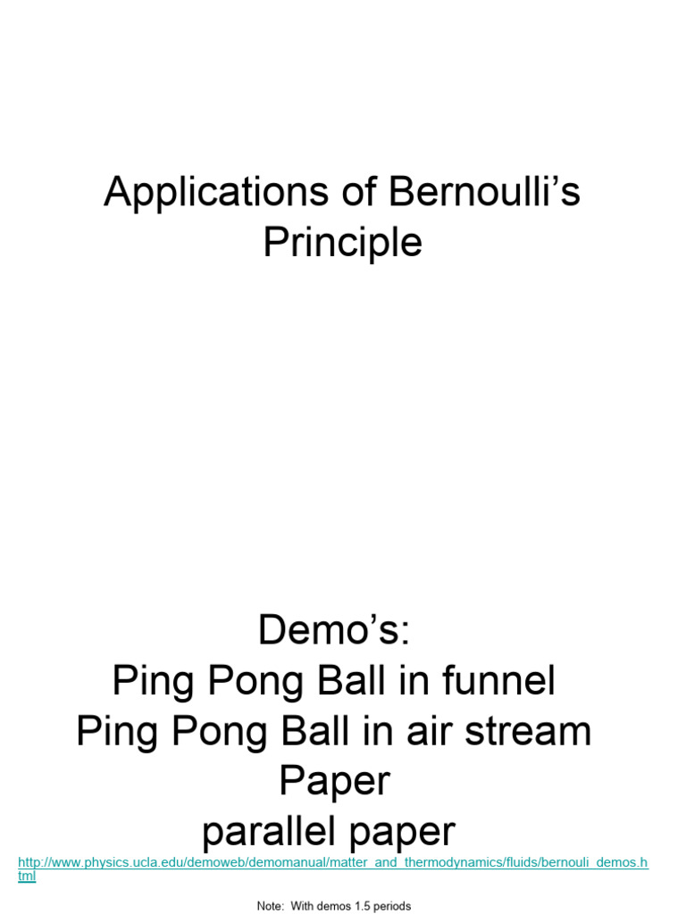 Applications of Bernoulli Principle - Rwdmod | PDF | Lift (Force) | Flight