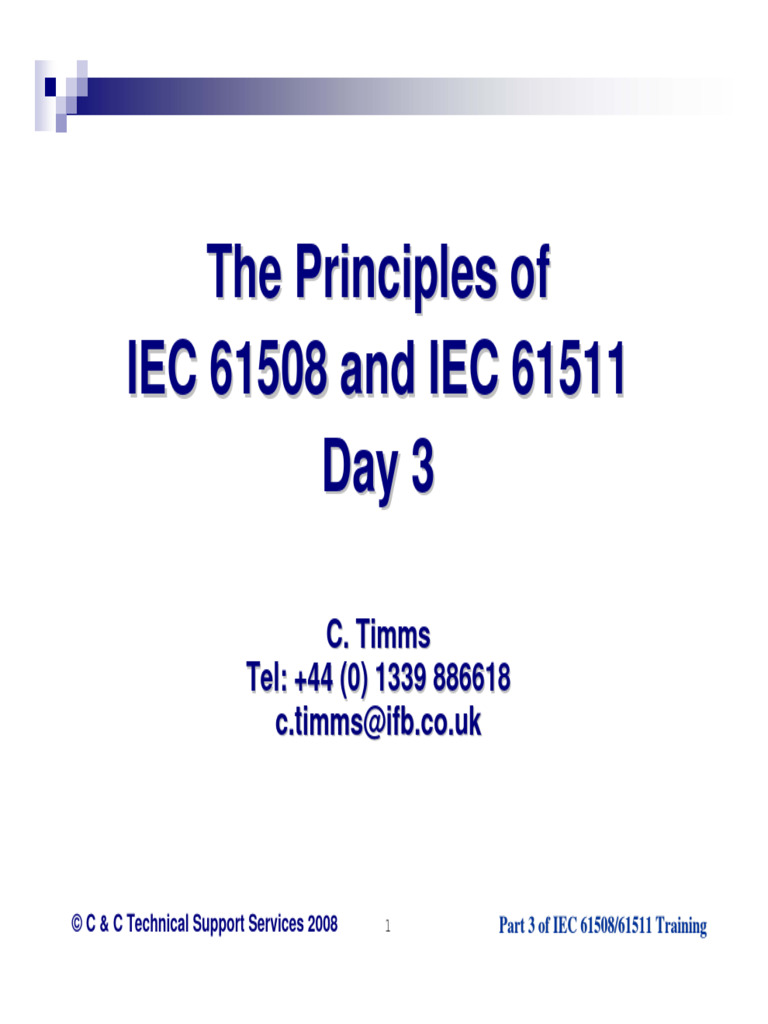 IEC 61508/61511 Software Training | PDF | Verification And Validation ...