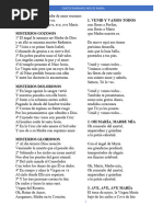 36 Cantos A La Virgen Maria | PDF | María, madre de Jesús | Oración