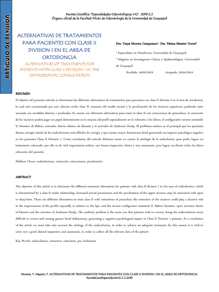 Tratamientos Clase Ii | PDF | Odontología | Ortodoncia