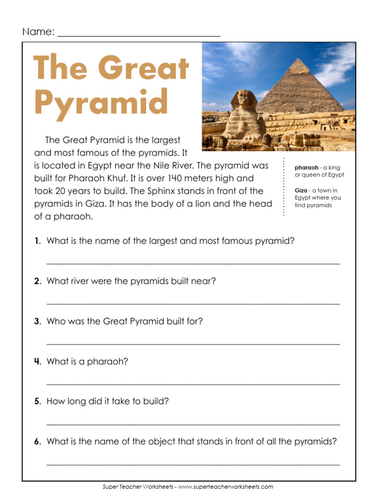 Great Pyramid of Giza Overview | PDF