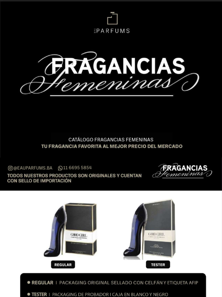 Catálogo de Fragancias Femeninas | PDF