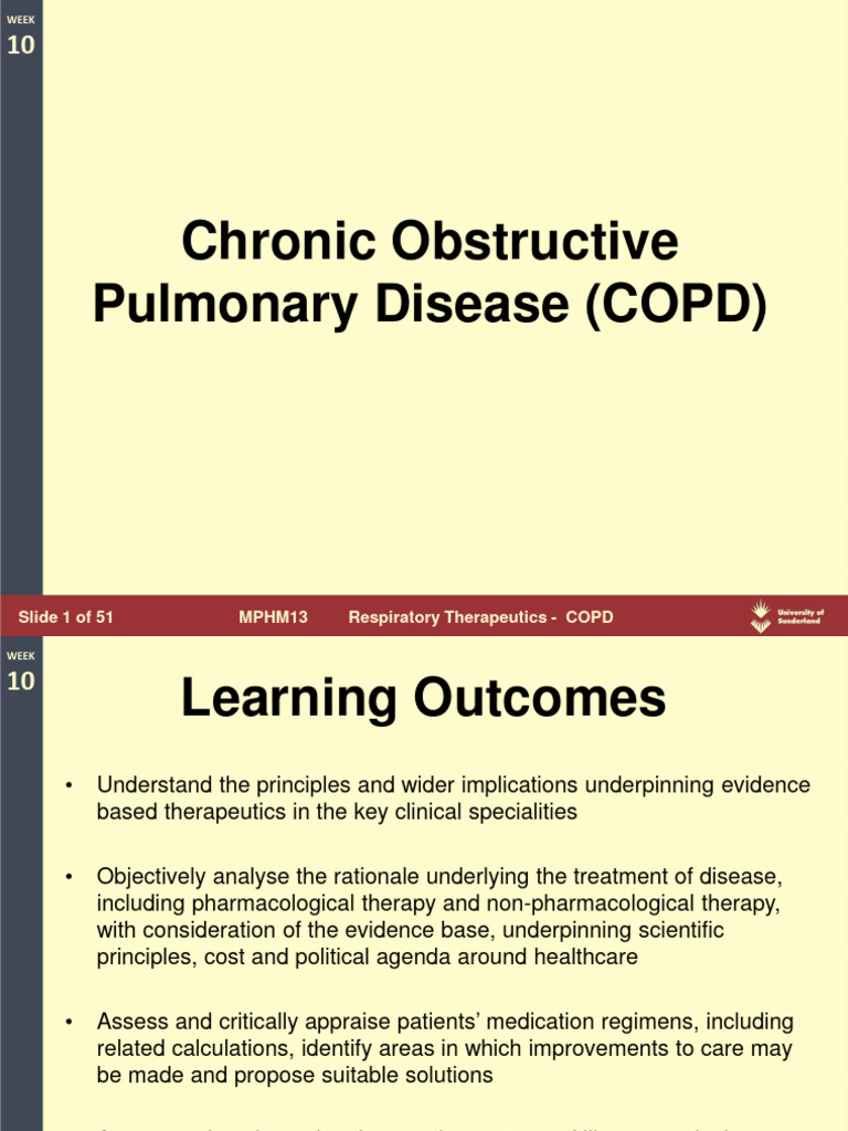 COPD Updated 2018 | PDF | Chronic Obstructive Pulmonary Disease ...