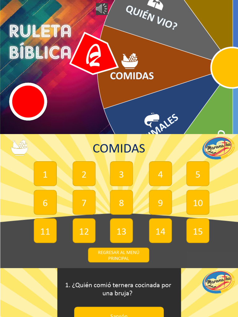 Ruleta Biblica | PDF | Jesús | Moisés