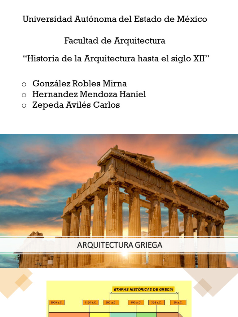 E. Grecia | Descargar gratis PDF | Diseño arquitectonico | Arquitectura