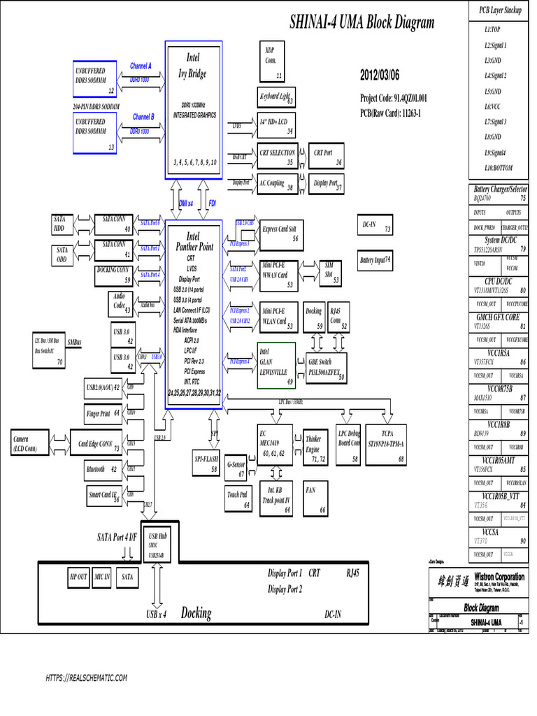 Lsn-4 Uma MB (Thinkpad t430s) 11263-1 | PDF | Usb | Computer Engineering