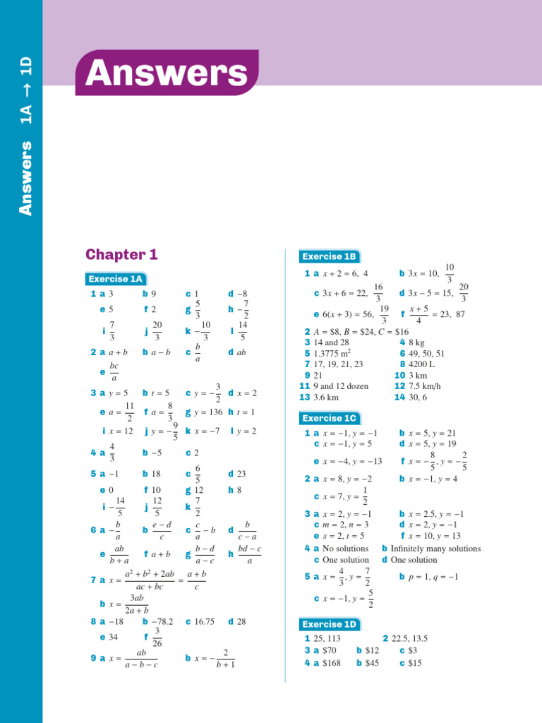 11MM - Ch01-03 Answers | PDF
