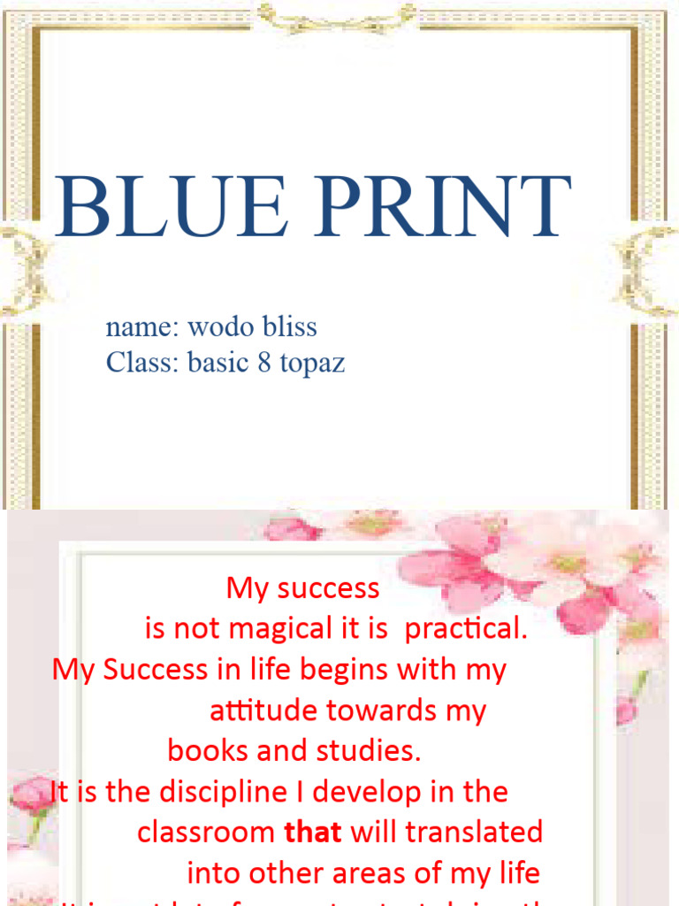 Blue Print | PDF