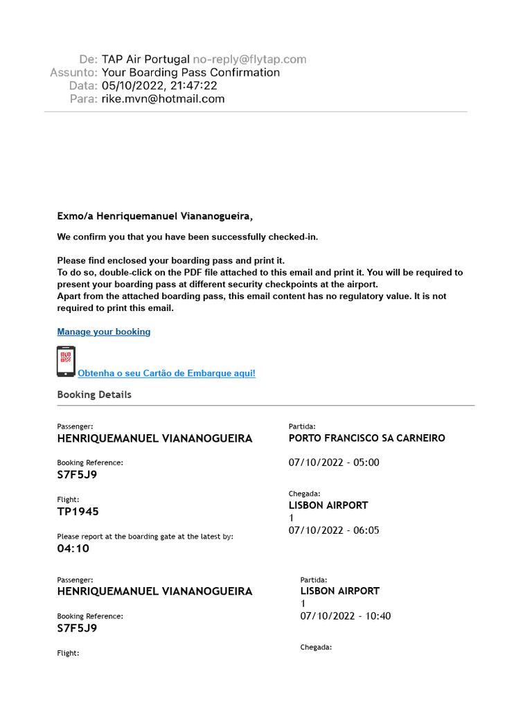 Your Boarding Pass Confirmation | PDF | Baggage | Transport