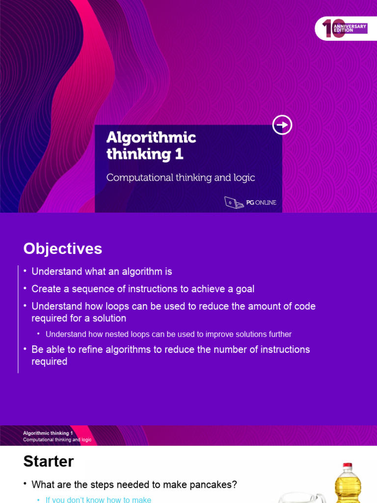 L3 Algorithmic Thinking 1 | PDF | License | Algorithms
