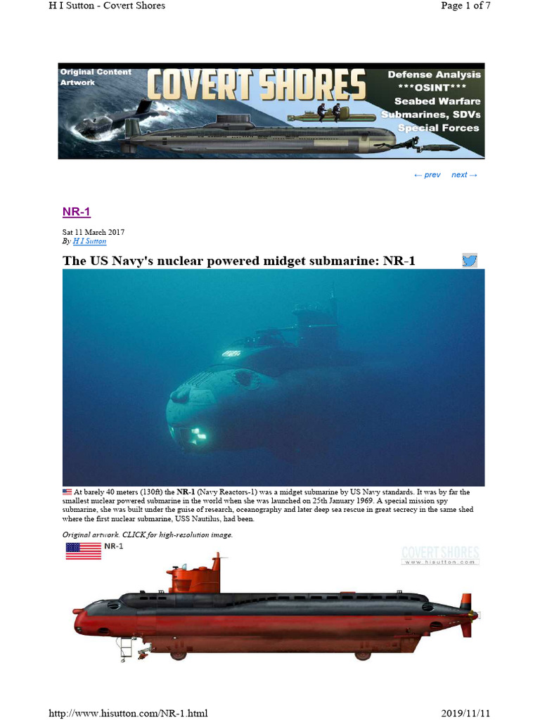 NR 1 | PDF | Submarines | Navies