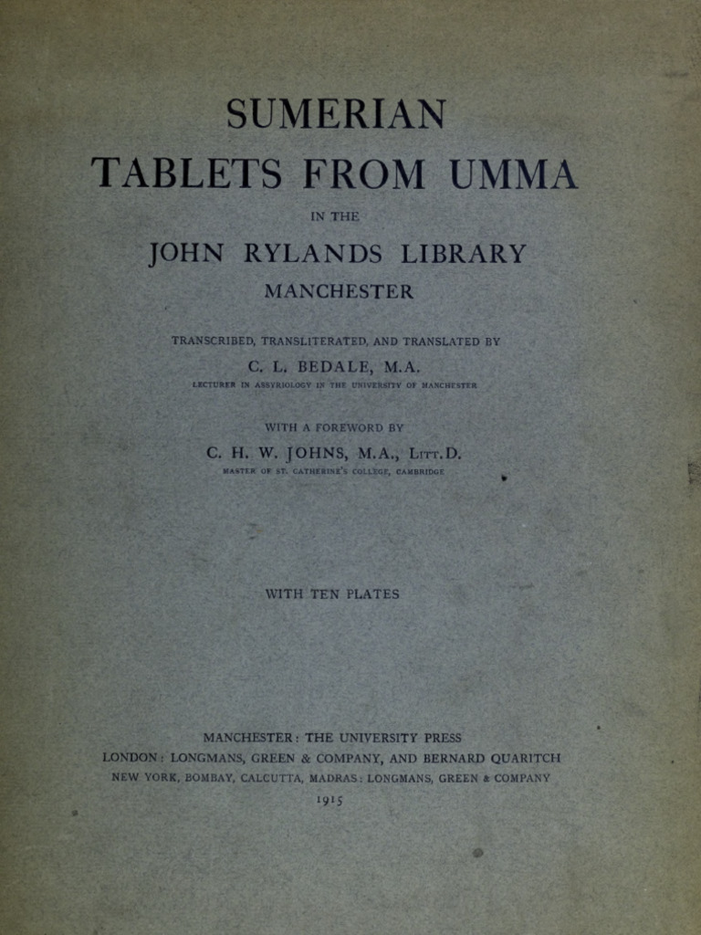 Sumerian Tablets from Umma Analysis | PDF | Bookkeeping
