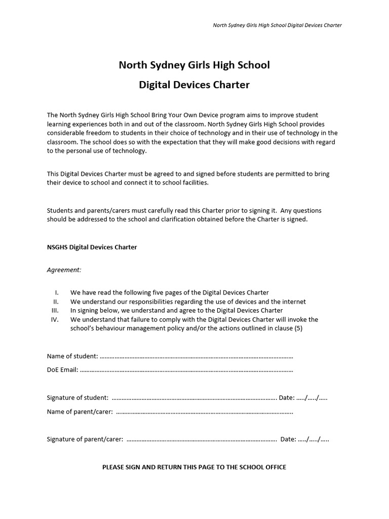 Digital Devices Charter | PDF | Internet | Computer Network