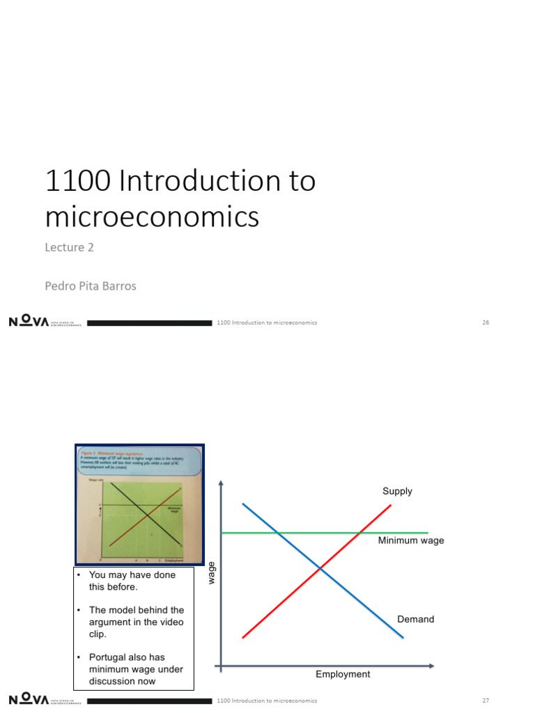 NOVA SBE Introduction To Microeconomics Lecture 2 | PDF | Economics | Microeconomics