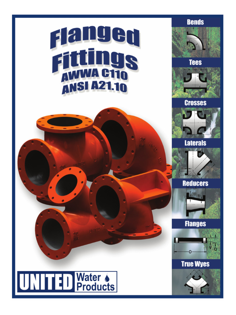 Piezas Bridadas HD Awwa C110 | PDF | Secondary Sector Of The Economy ...