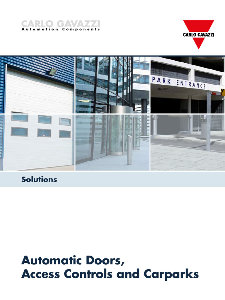 Doors Access Controls Carparks | PDF | Door | Power Supply