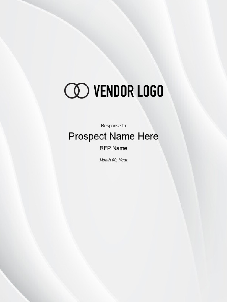 RFP Response Template Overview | PDF | Request For Proposal | Business